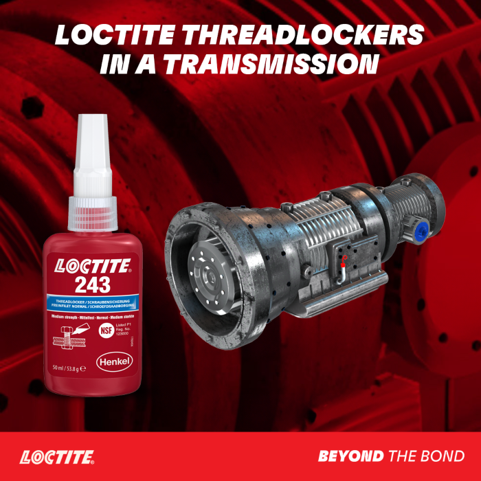 Why should you use Loctite Threadlockers in a transmission?