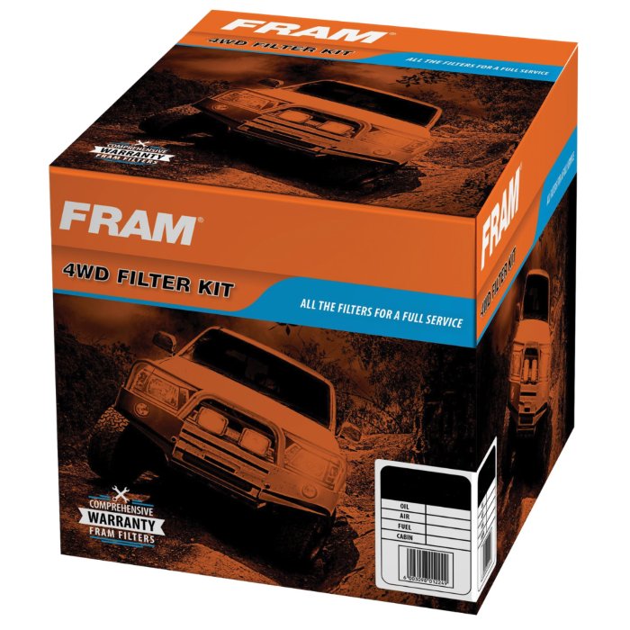 Fram 4WD Filter Kits – Keep The Dirt On The Outside