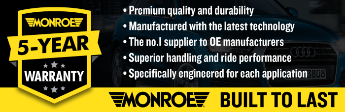 Electronic suspension for direct-fit replacement of OE shock absorbers