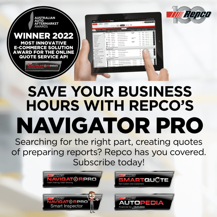 Keep Your Automotive Workshop Running Smoothly with Repco’s Navigator Pro