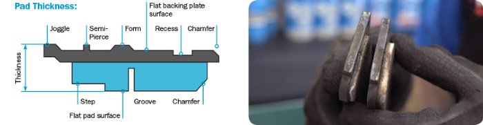 Measuring a Brake Pad